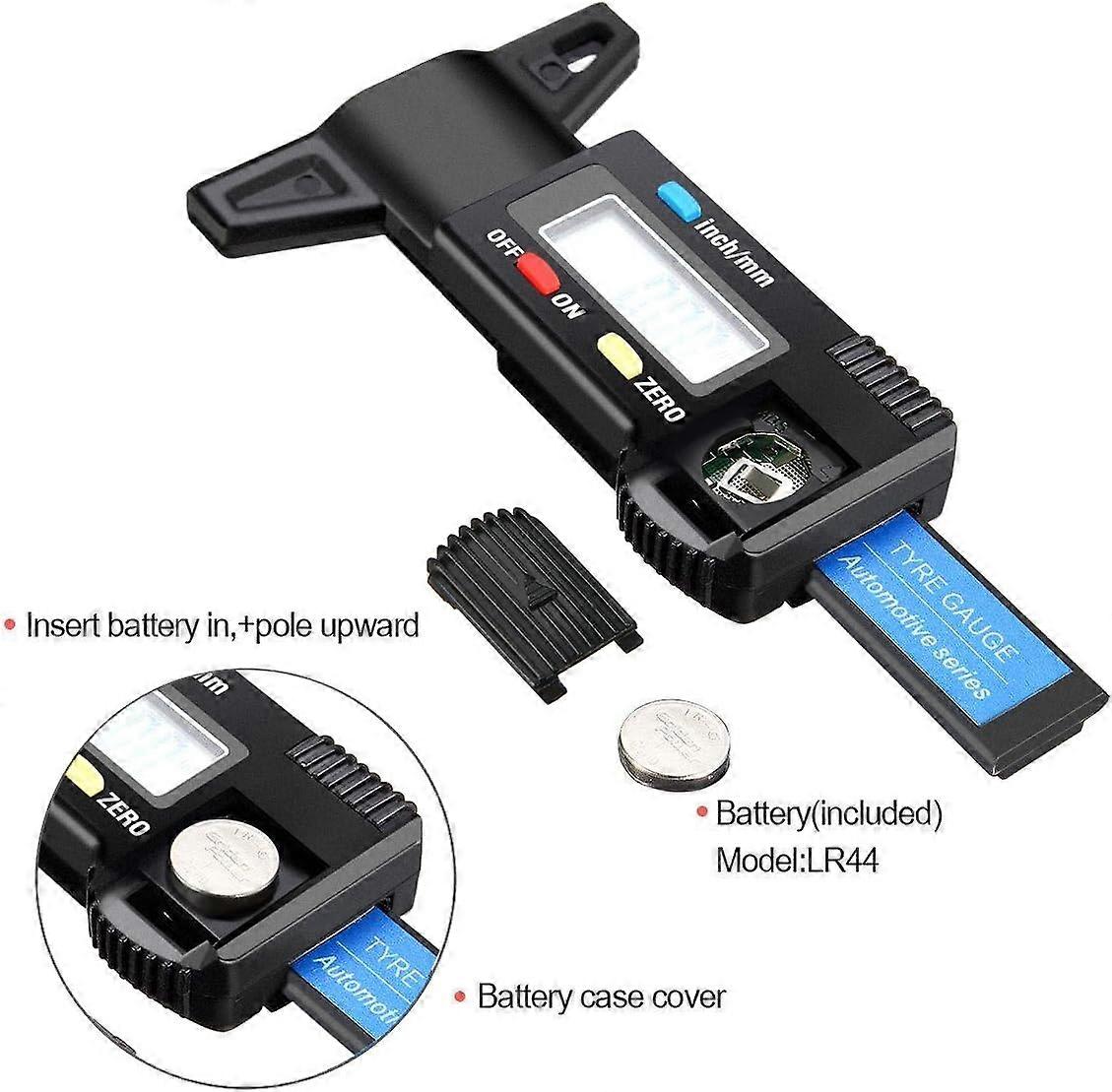 2025 New Tread depth gauge Tire tread gauge Tread gauge digital depth gauge 0-30mm LCD display ...