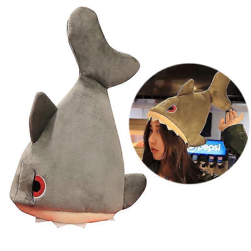 Plush Shark Hat Funny Shark Cap Stuffed Animal Costume Cap Children ...