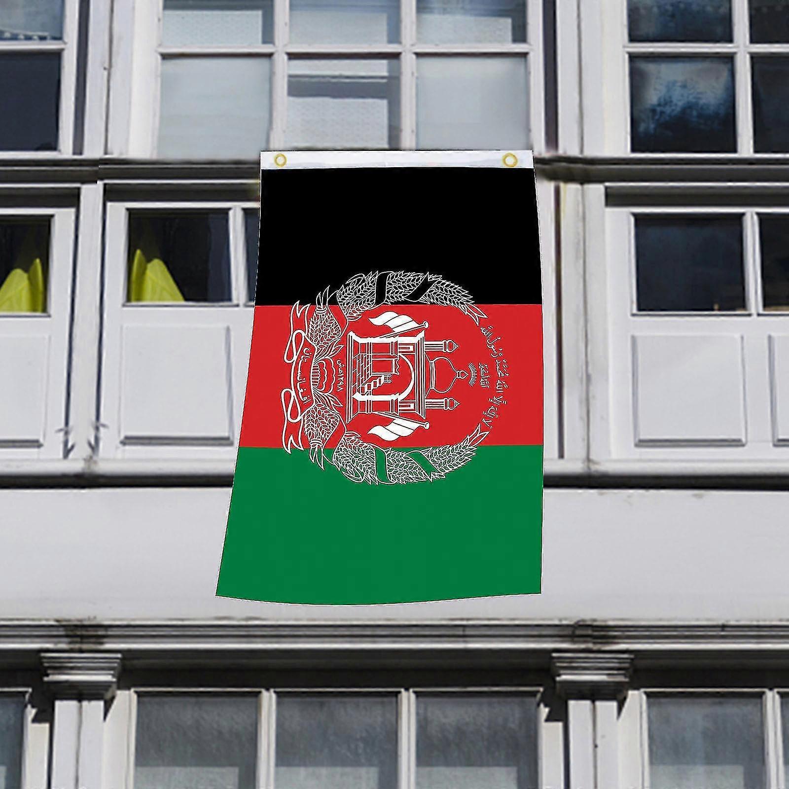 (NYT MØNSTER)Afghanistan flag - 3X5 fod, understøtter Afghanistan flag ...