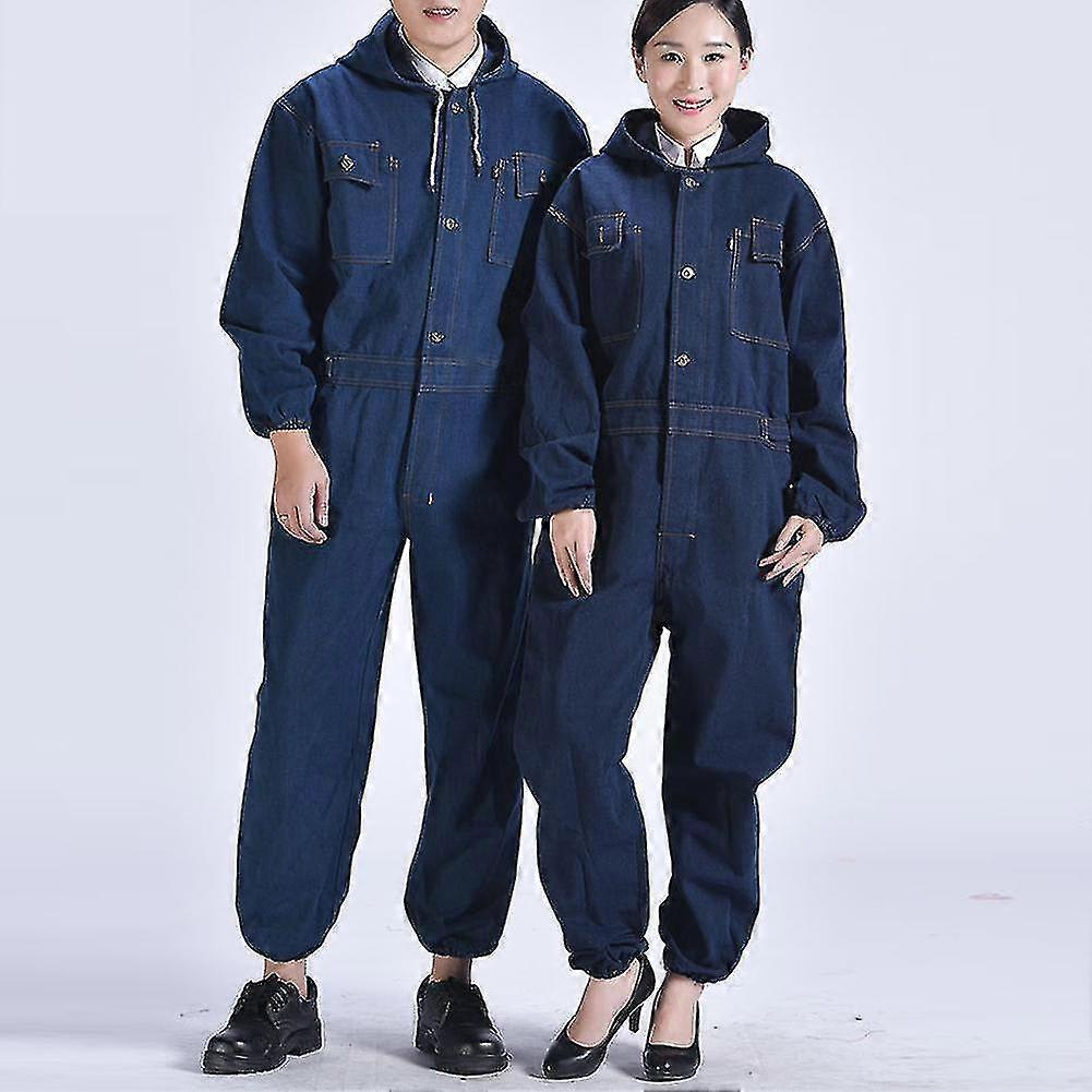 Worker Clothing Workwear Overalls Denim Jumpsuit Men Women Factory ...