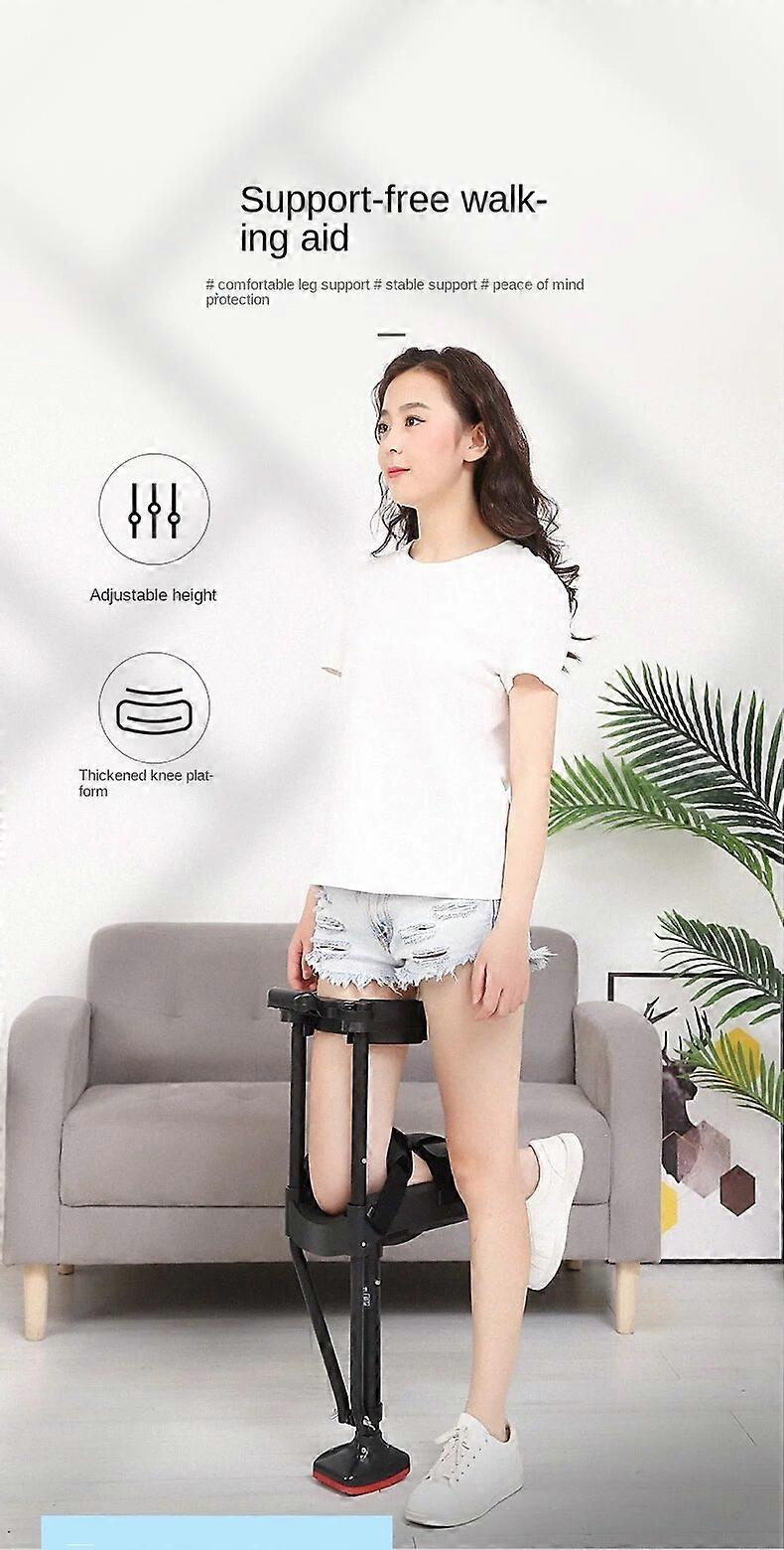 Ergonomic Hands Free Crutches Knee Crutch for Adult Mobility Aids Device Walking Support ...