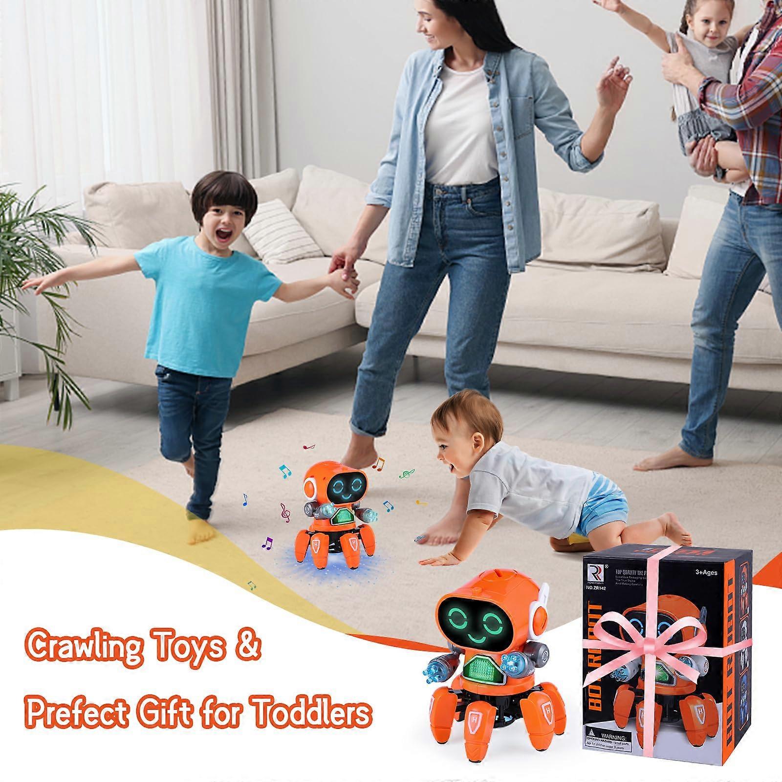 Baby Dancing Robot Musical Toy 1 Year Old Children Birthday Gift ...