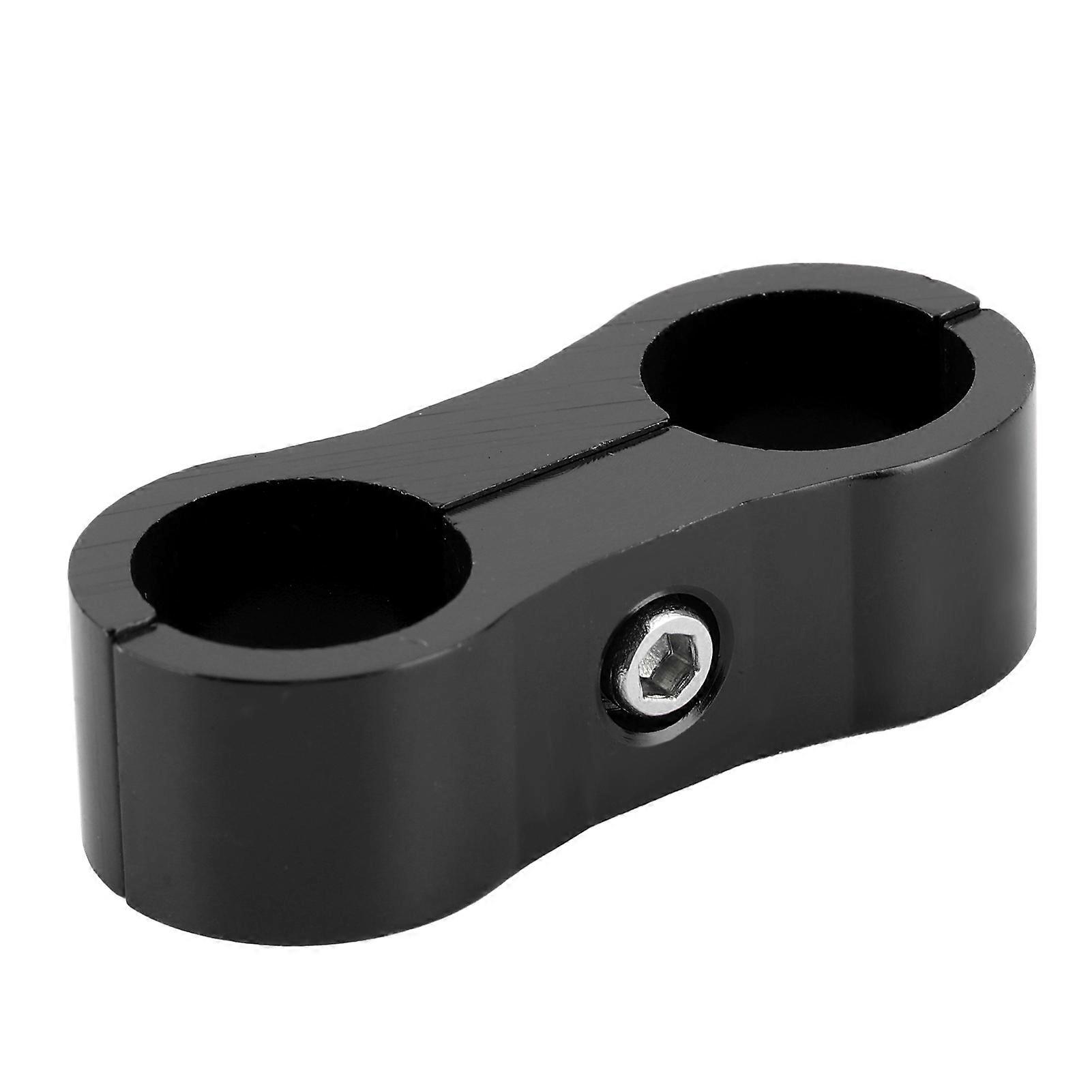 6AN Hose Separator Clamp Divider Clip Aluminum Alloy Fitting Bracket for Fuel/Oil/Brake/Gas ...