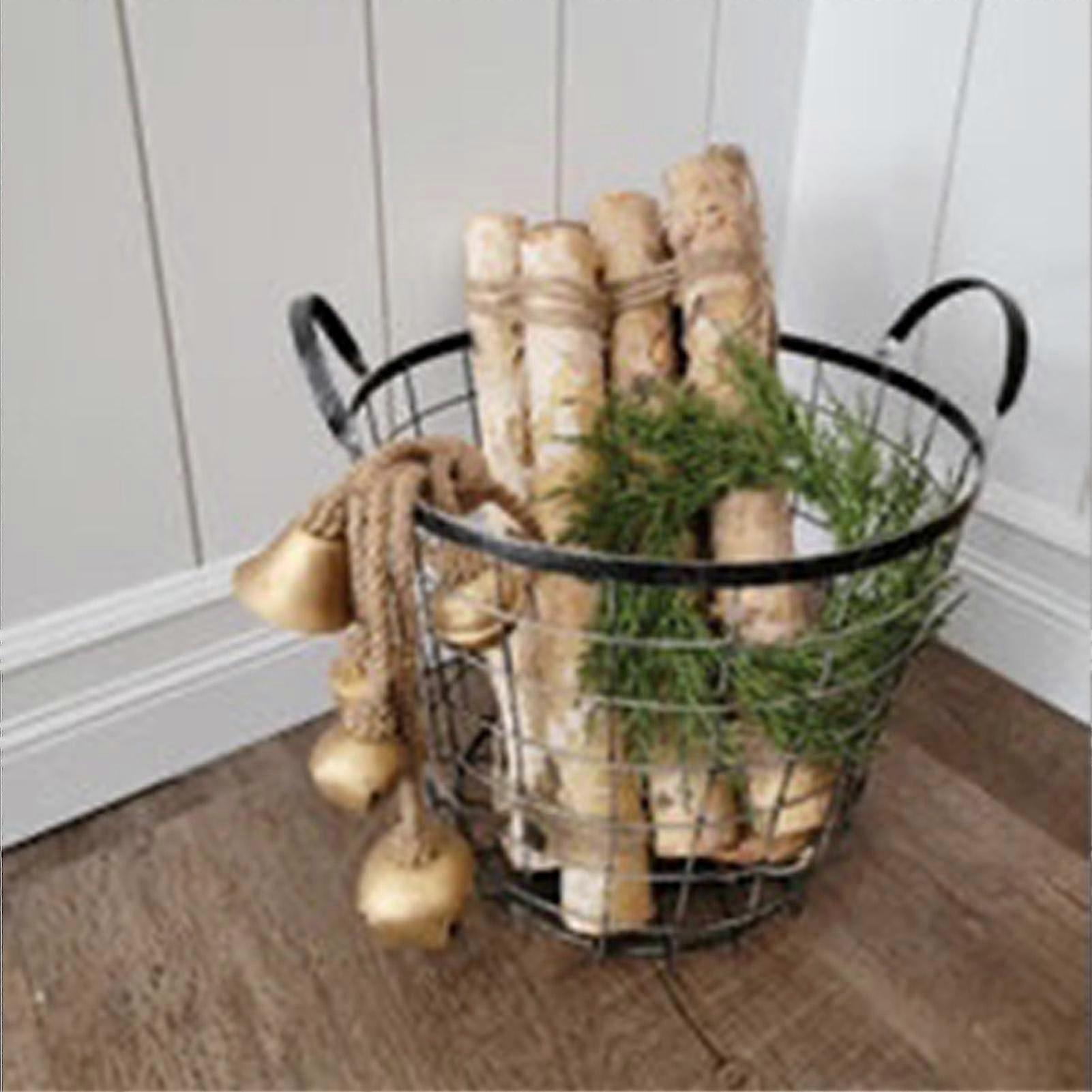 Large Rustic Vintage Cow Bells Retro Style Hanging Rope Bells For Front ...