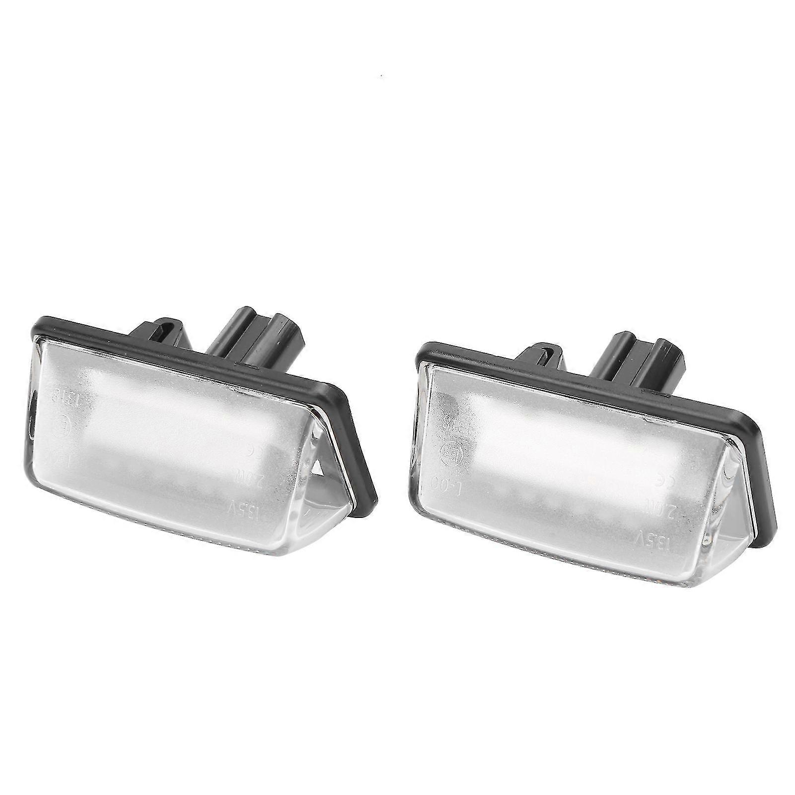 2pcs LED License Number Plate Light 6500K Low Power Consumption Fit for ...