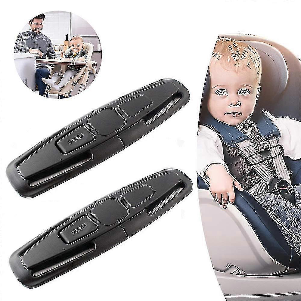 2 Pack/4 Pack Car Safety Seat Strap Belt Lock Tite Tight Harness Clip ...