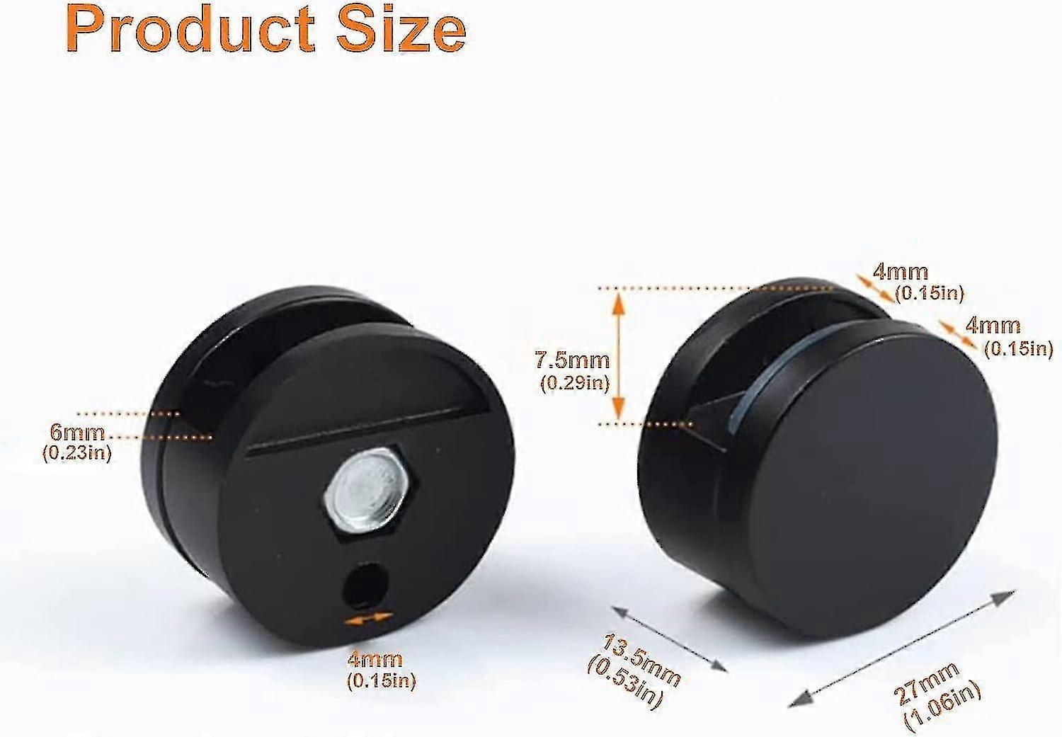 Mirror Clips, Mirror Mounting Clips, 4 Pcs Mirror Brackets,for Walls ...