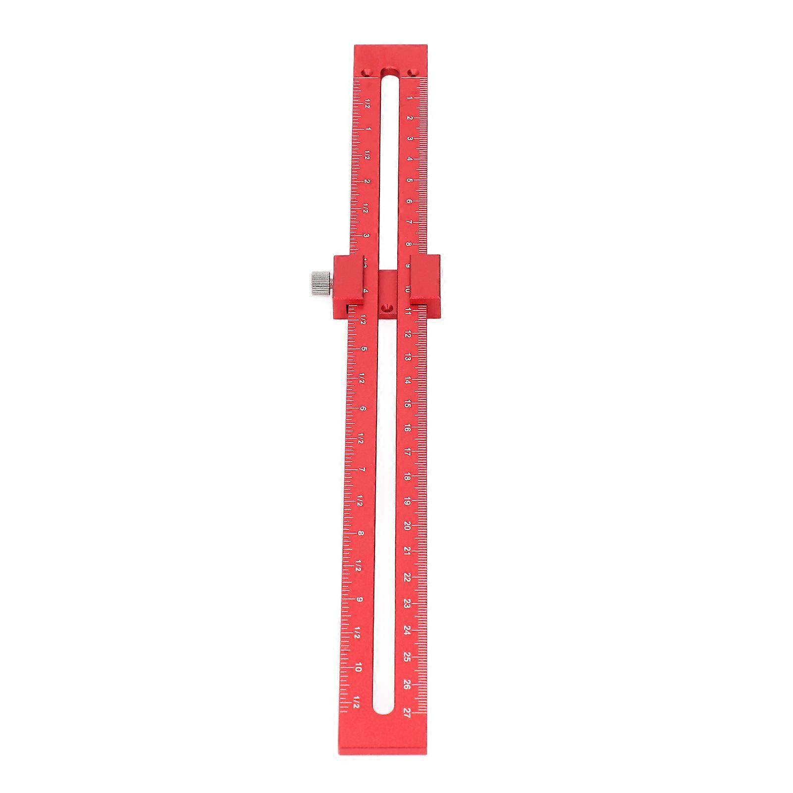 300mm Aluminium Alloy Adjustable Slide Stop Marking Woodworking Pocket ...