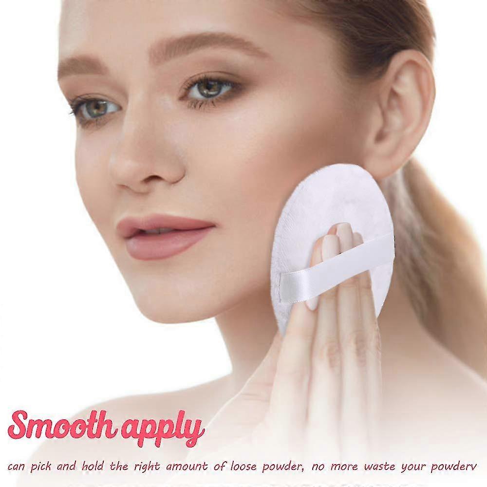 3 Pack Powder Puff, Washable Large Body Powder Puff, Soft & Fuzzy 3 ...