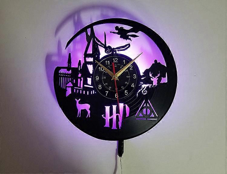 Harry Potter Vinyl Clock Home Decoration Vinyl Record Wall Clock ...