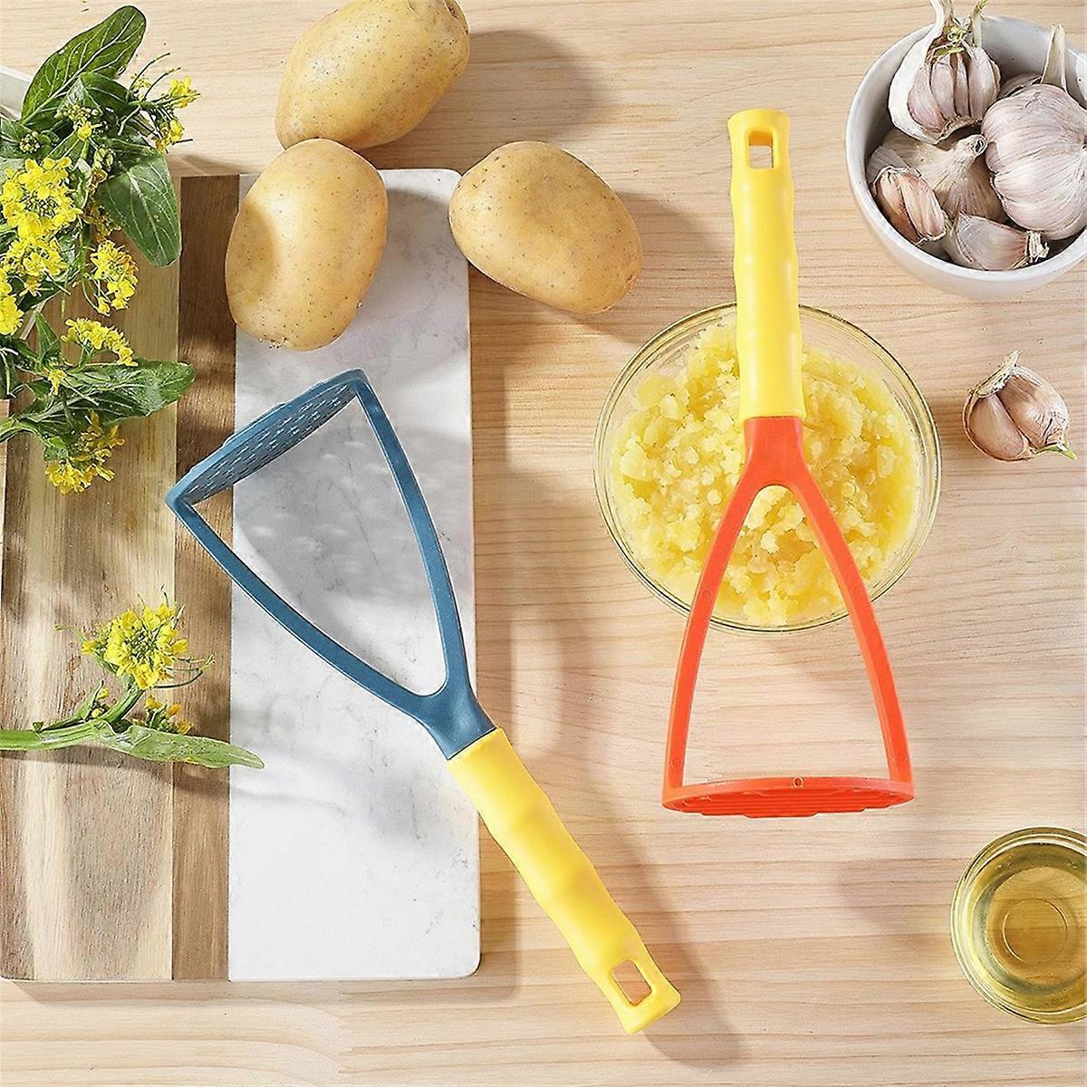 Potato Masher, Plastic Mashed Potatoes Masher, Colorful Food Masher ...