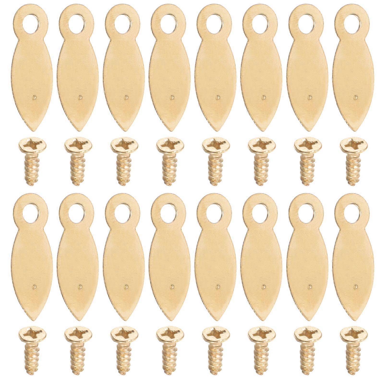 100 pcs Metal Picture Frame Fastener Photo Frame Backing Plate Buckle ...