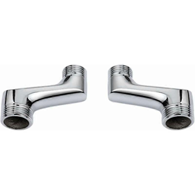 2 Piece Countertop Elbow Shower Connection, Adjustable Brass Arm ...