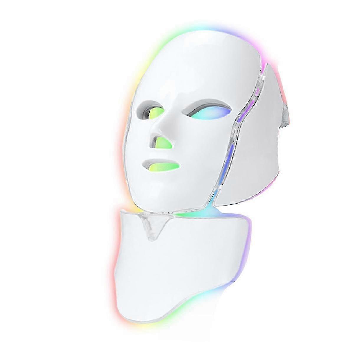 2026 new Blue Red Light Therapy Mask for Face, 7 Colors LED Face Mask ...