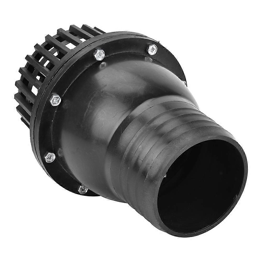 Water Pump Foot Valve Black PVC Low Pressure Flat Check Valve for Fluid ...