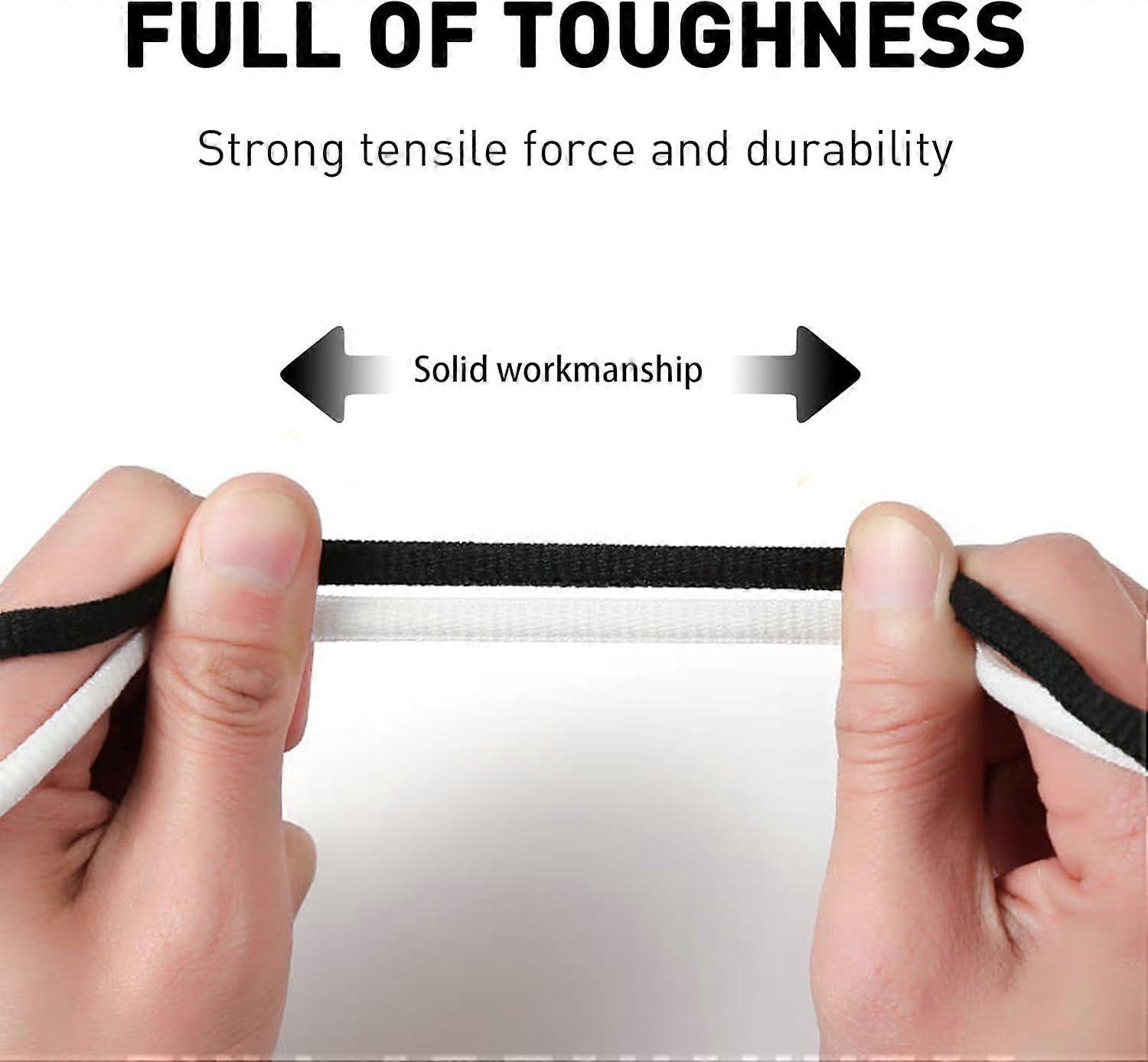 Oval Shoe Laces for New Balance Sneakers, 1/4"(6mm) Shoelaces Strings ...