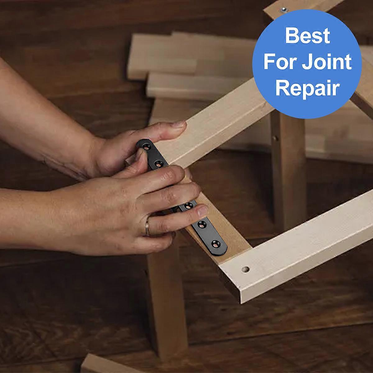 Heavy Duty Mending Plate for Quick Wood Repair, Straight Corner Brace ...