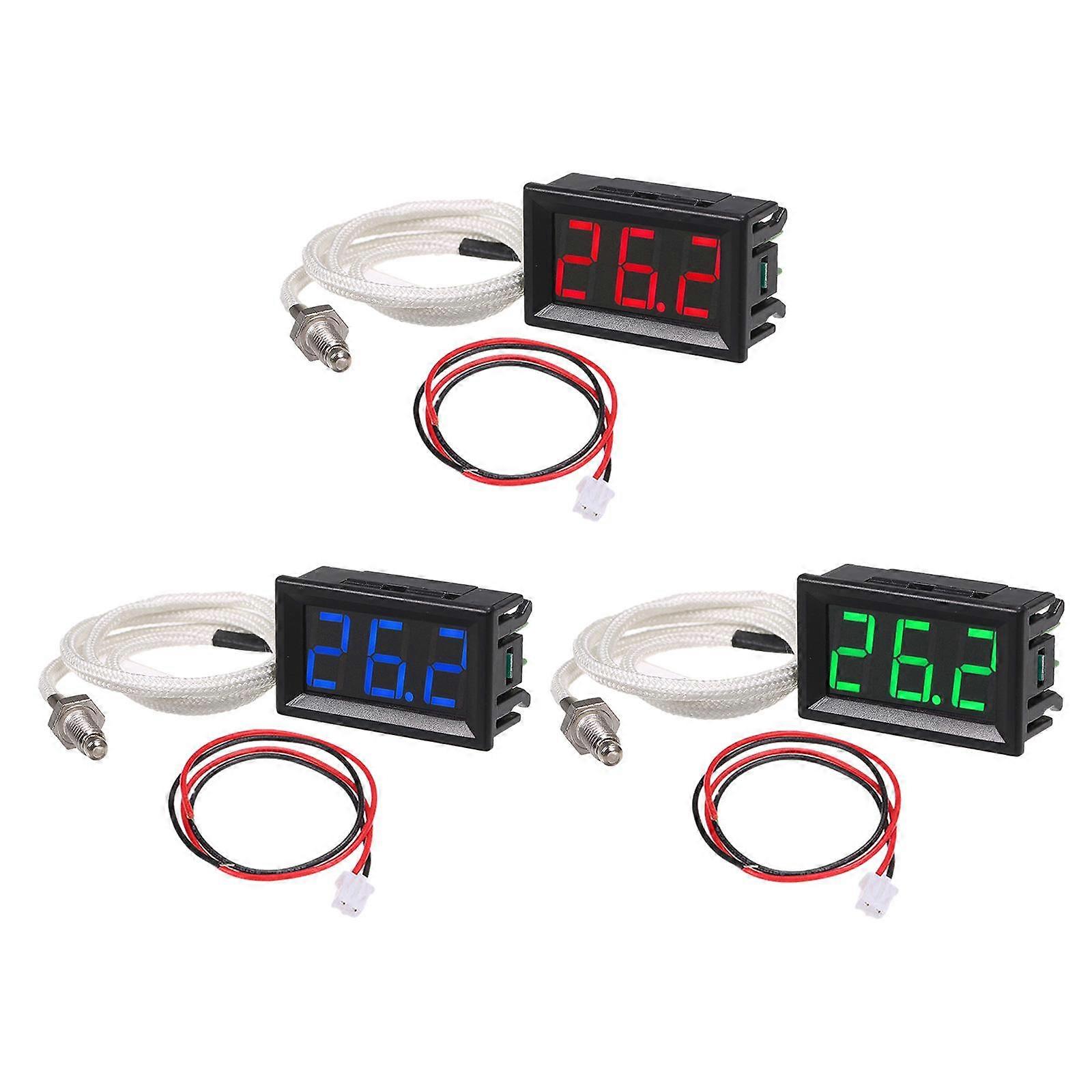 LED Digital Thermometer Multipurpose Practical High Precision Small ...