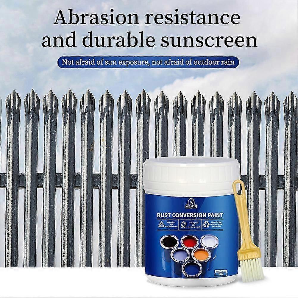 Weatherproof Rust Converter Paint for Metal, Rust Conversion Paint ...