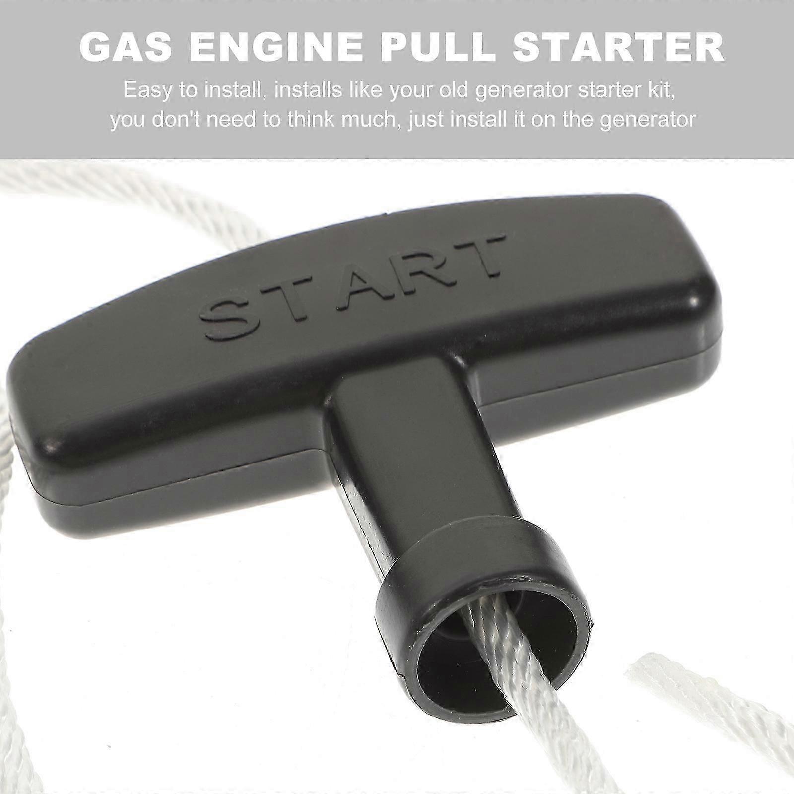 4 Sets Starter Rope Pull Cord Pull Starter Recoil With Handle Grip For ...