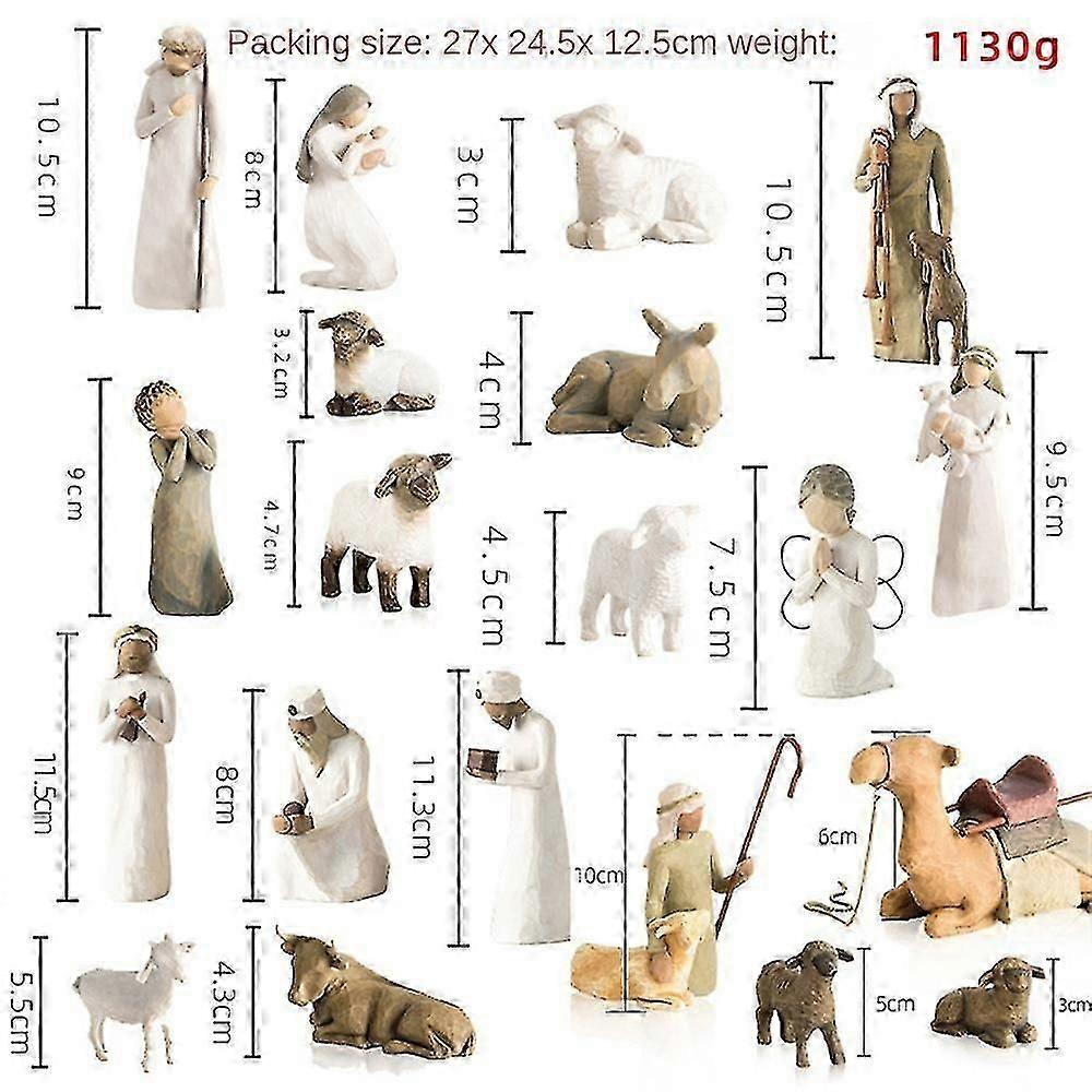 Willow Tree Nativity Set Sculpted Hand-painted Nativity Figures ...