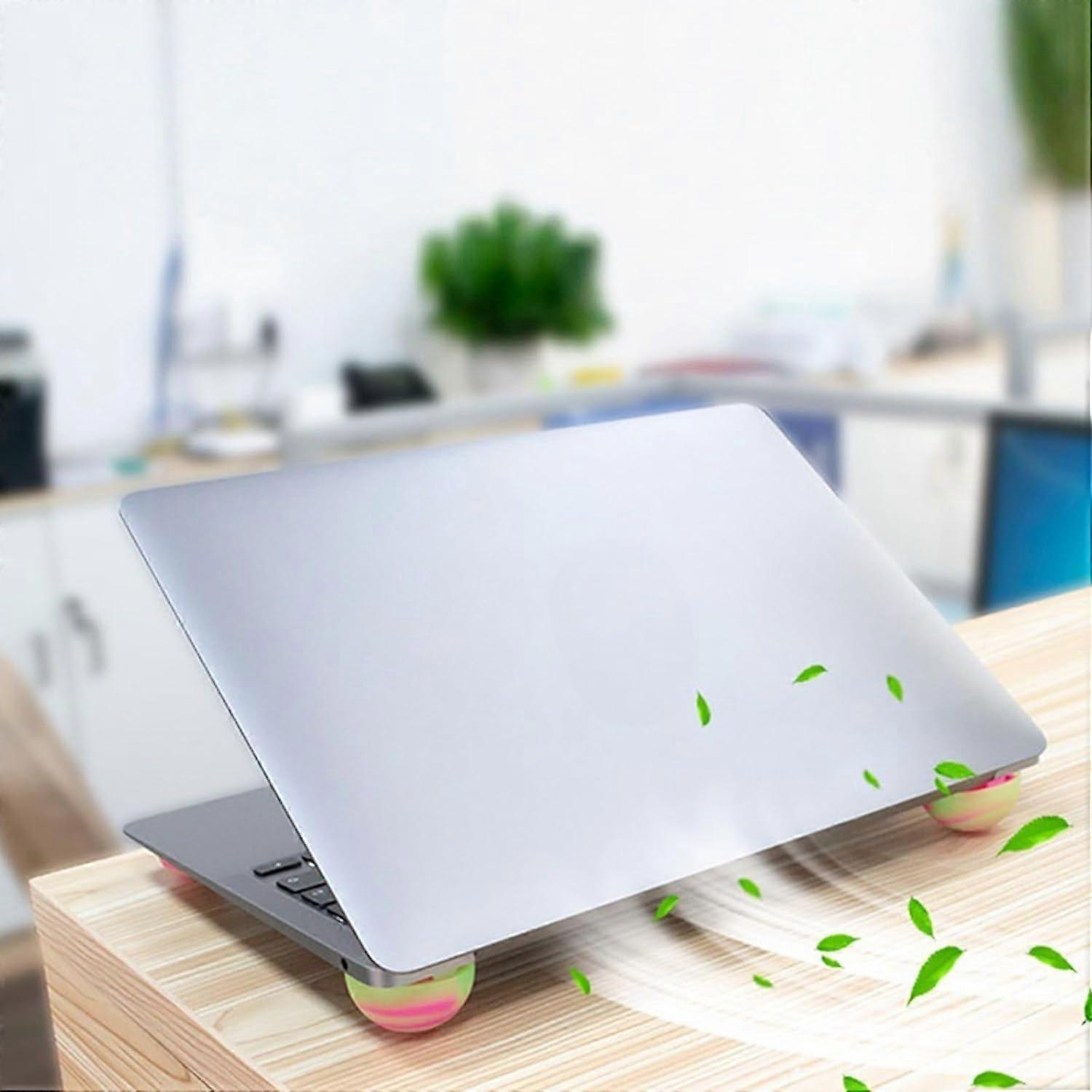 Silicone Laptop Stand Ball Cooling Feet AntiSlip Lightweight Portable ...