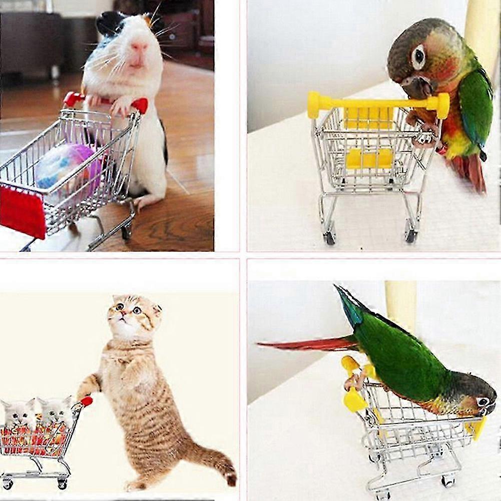 Mini Lovely Cart Trolley Small Pet Bird Parrot Rabbit Hamster Cage ...
