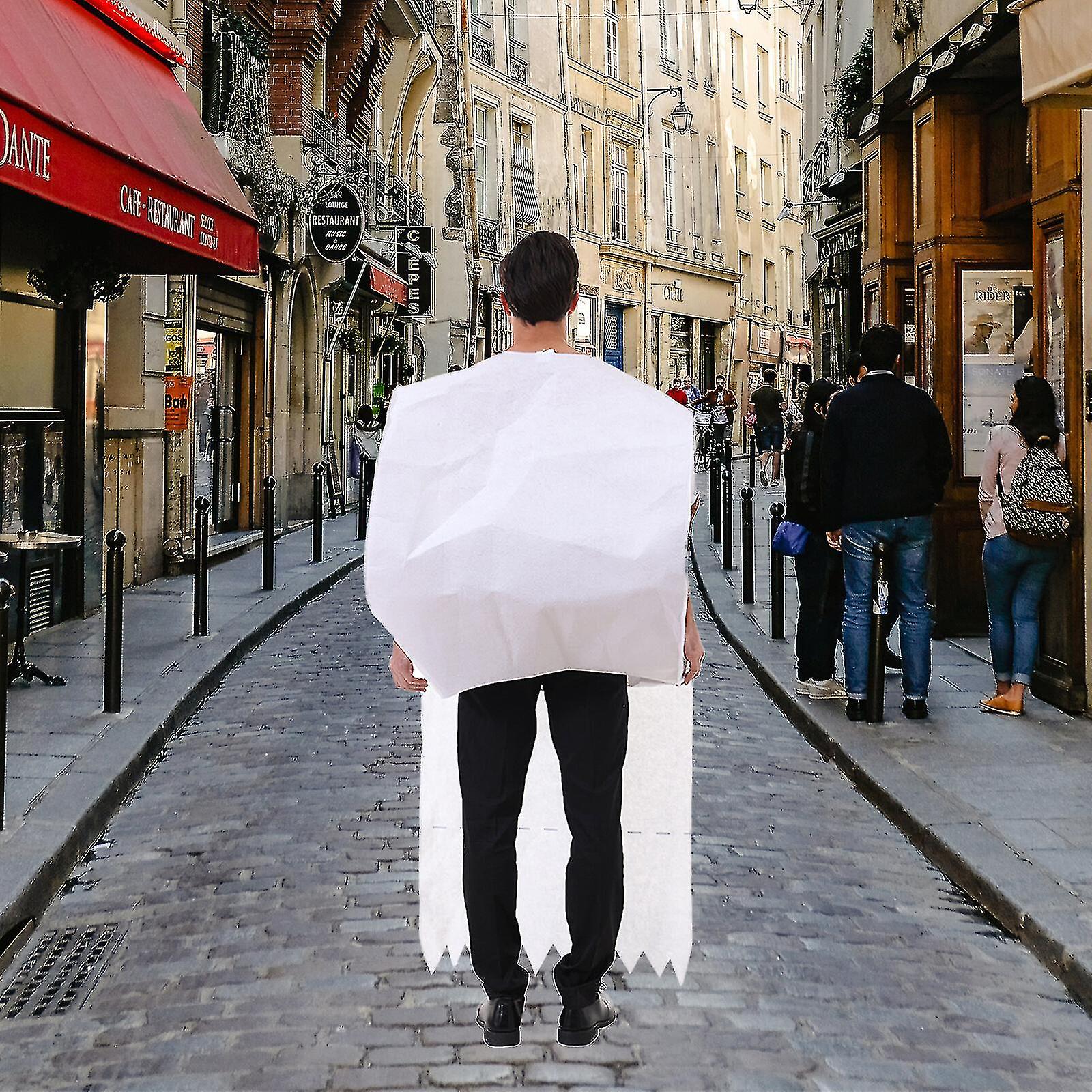 Toilet Paper Roll Adult Halloween Costume Hilarious Costume For Men And ...