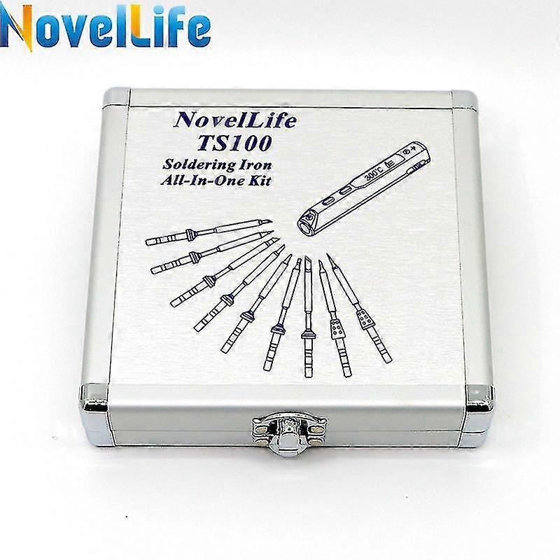 For Hason Novellife Ts101 Ts100 Soldering Iron Set Storage Box Aluminum ...