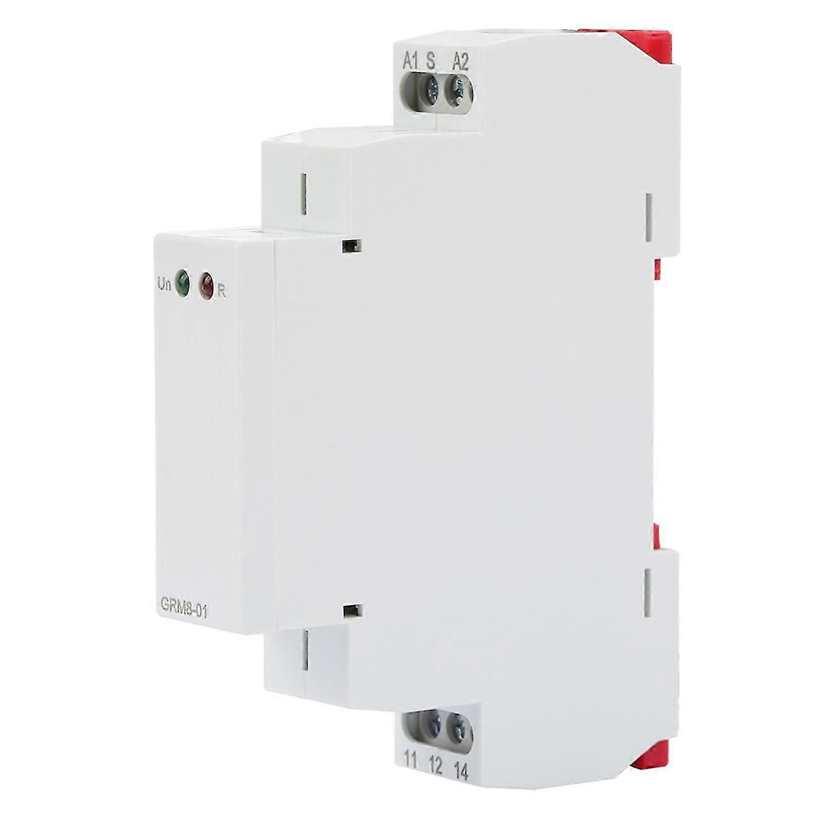 GRM8-01 Electronic Impulse Relay Latching Relay Memory Relay AC/DC12 ...