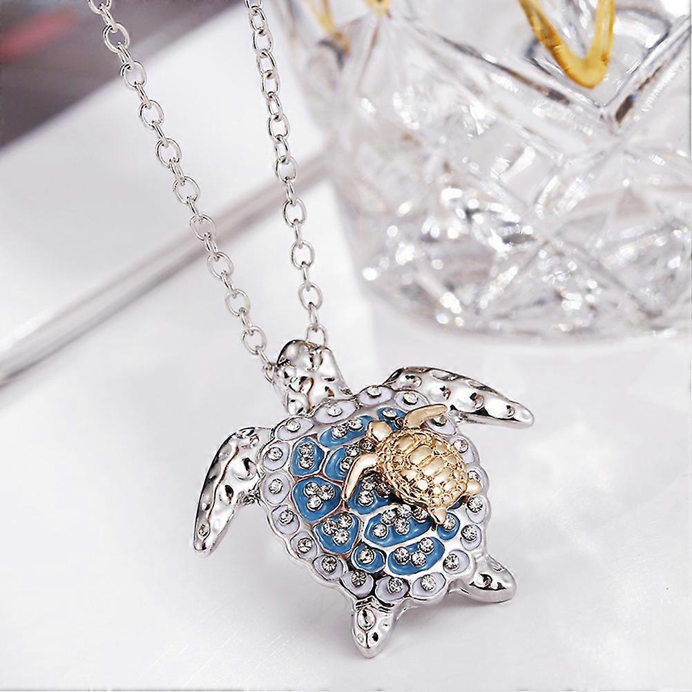 J Necklace Women Sea Turtle Necklace Women Pendant Necklace Collarbone ...