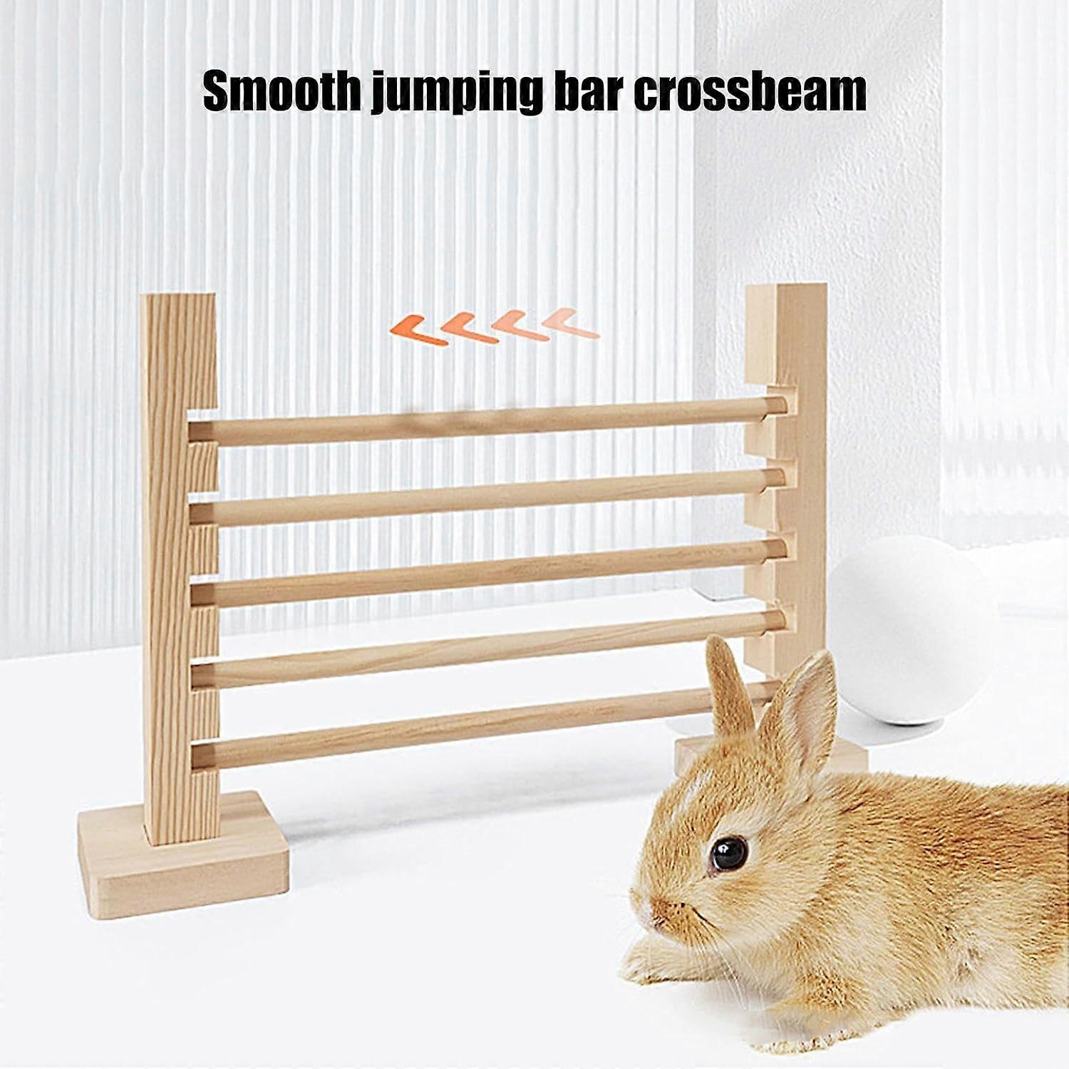 Rabbit Agility Training Bar, Height Adjustable Rabbit Bar, Wooden ...