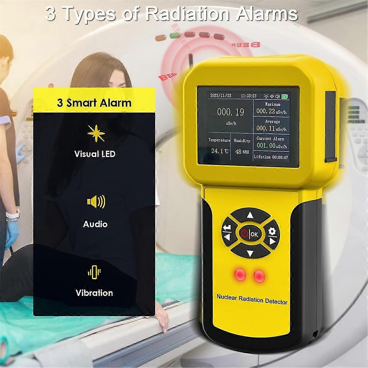Professional Nuclear Radiation Detector Geiger Counter Radiation ...