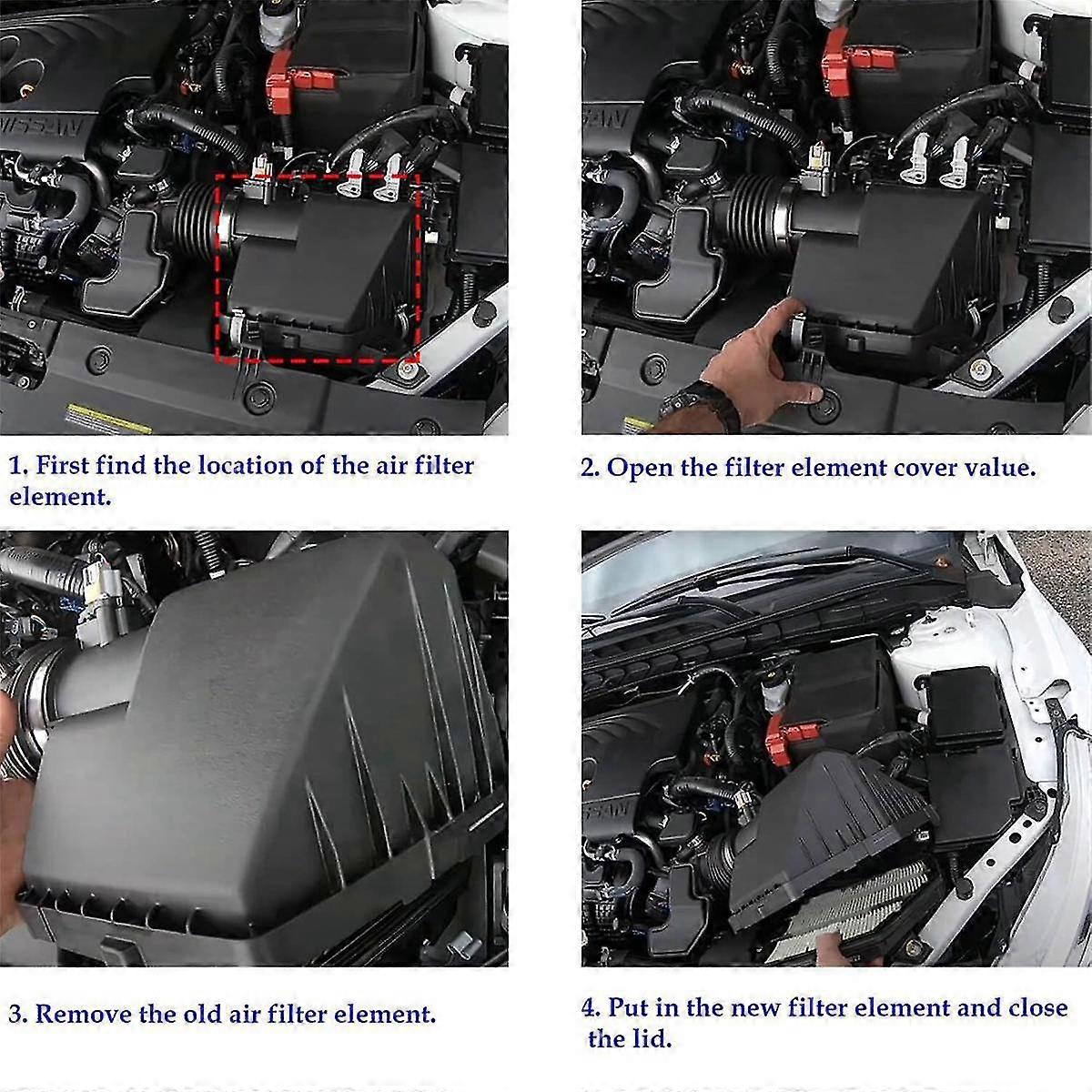 CA12551 Engine Air Filter for Altima 2.5L 2019 2020 2021 2022 2023 2024 ...