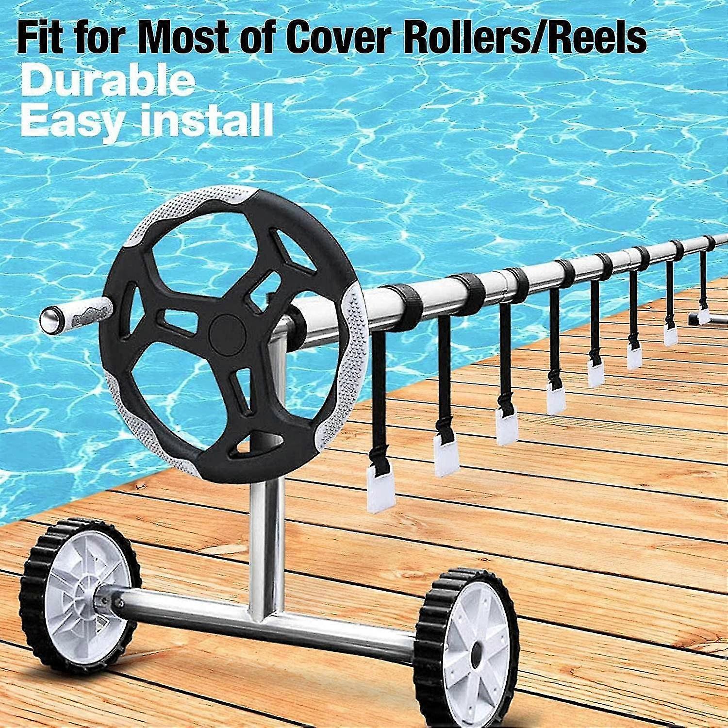 Pool Solar Cover Reel Attachment Kit, Pool Cover Clips, Include 8 Nylon ...