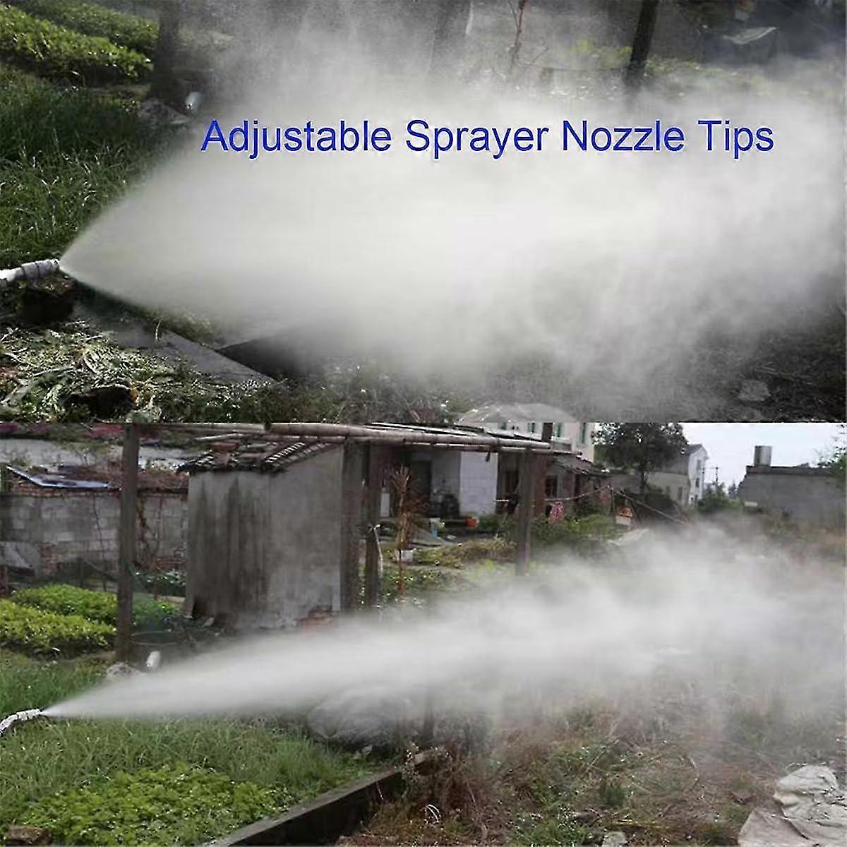 Adjustable Sprayer Nozzle Tips 2 Sets High Pressure Misting Nozzle 1 ...