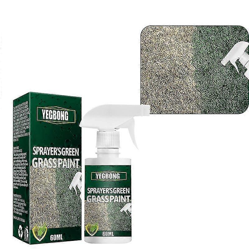 Green Grass Paint Spray Long Lasting Turf Paint Enhance Patchy Dormant ...