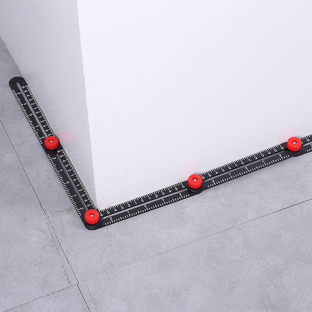 4/6 Fold universal angular template hole locator adjustable tool tiles ...