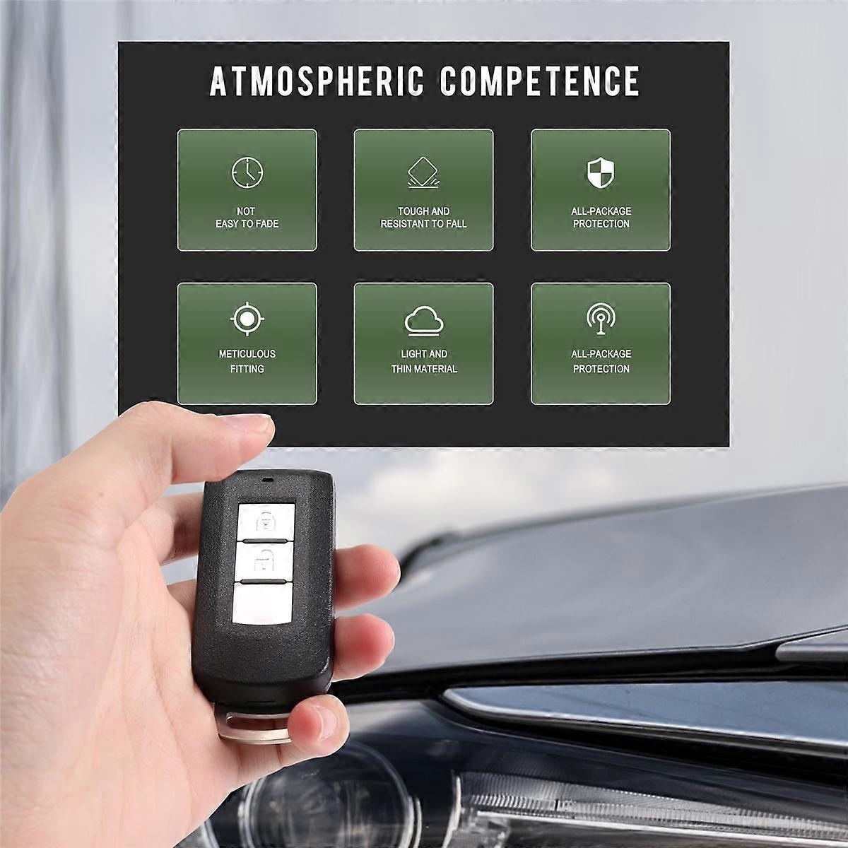 For Montero L200 2015-2020 GHR-M004 2 Buttons 433MHz Remote Key Fob ...