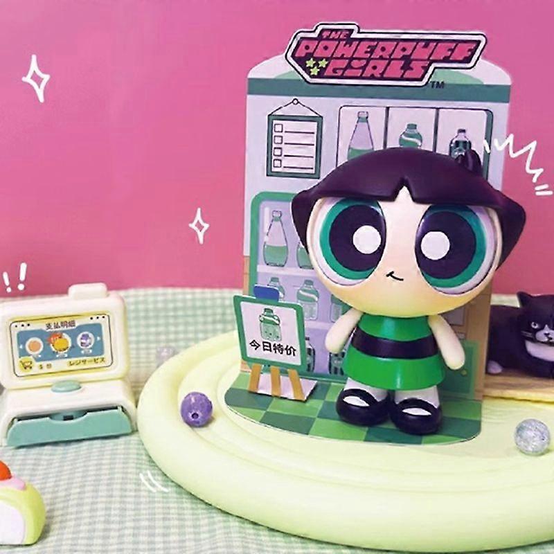 GaiBoSi MINISO Blind Box The Powerpuff Girls Season Plug-in Model ...