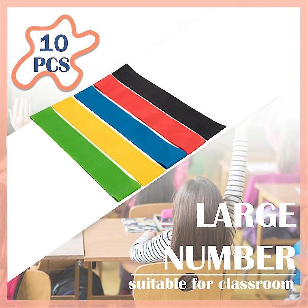 10Pack Chair Bands for Kids with Fidgety Feet, Rubber Bands for Chairs ...