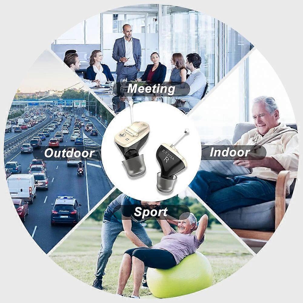 Hearing Aids for the elderly Audifonos Mini Inner Ear Invisible Hearing ...