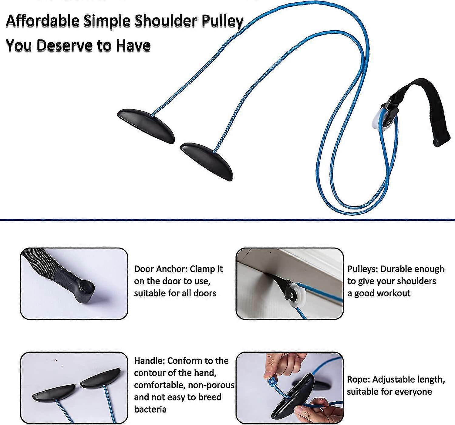Overhead Overdoor Shoulder Therapy Exercise Pulley System | Fruugo UK