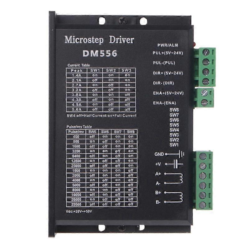 Digital Stepper Driver, Dm556 Motor Driver Is Suitable for Nema 23, Nema 24 and Nema34 Stepper ...
