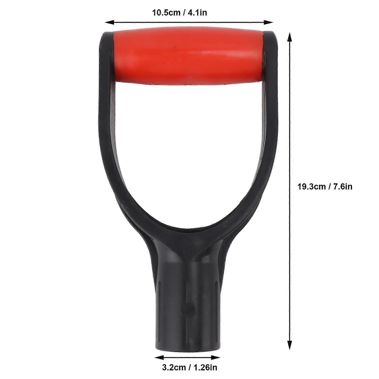Shovel D Grip Handle 32mm Inner Diameter Silicone Grip Reinforcement ...