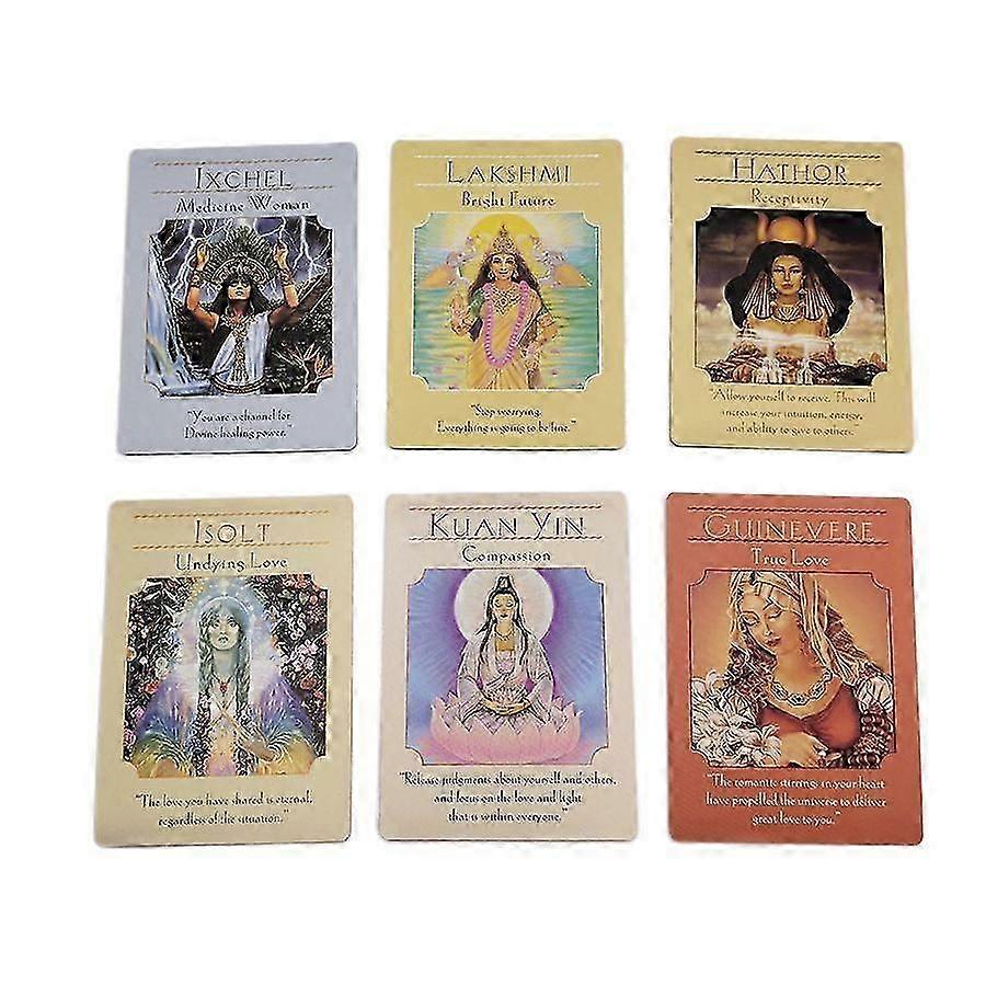 Goddess Oracle Cards 44 Cards Fate Divination Tarot Card Deck For Adult ...