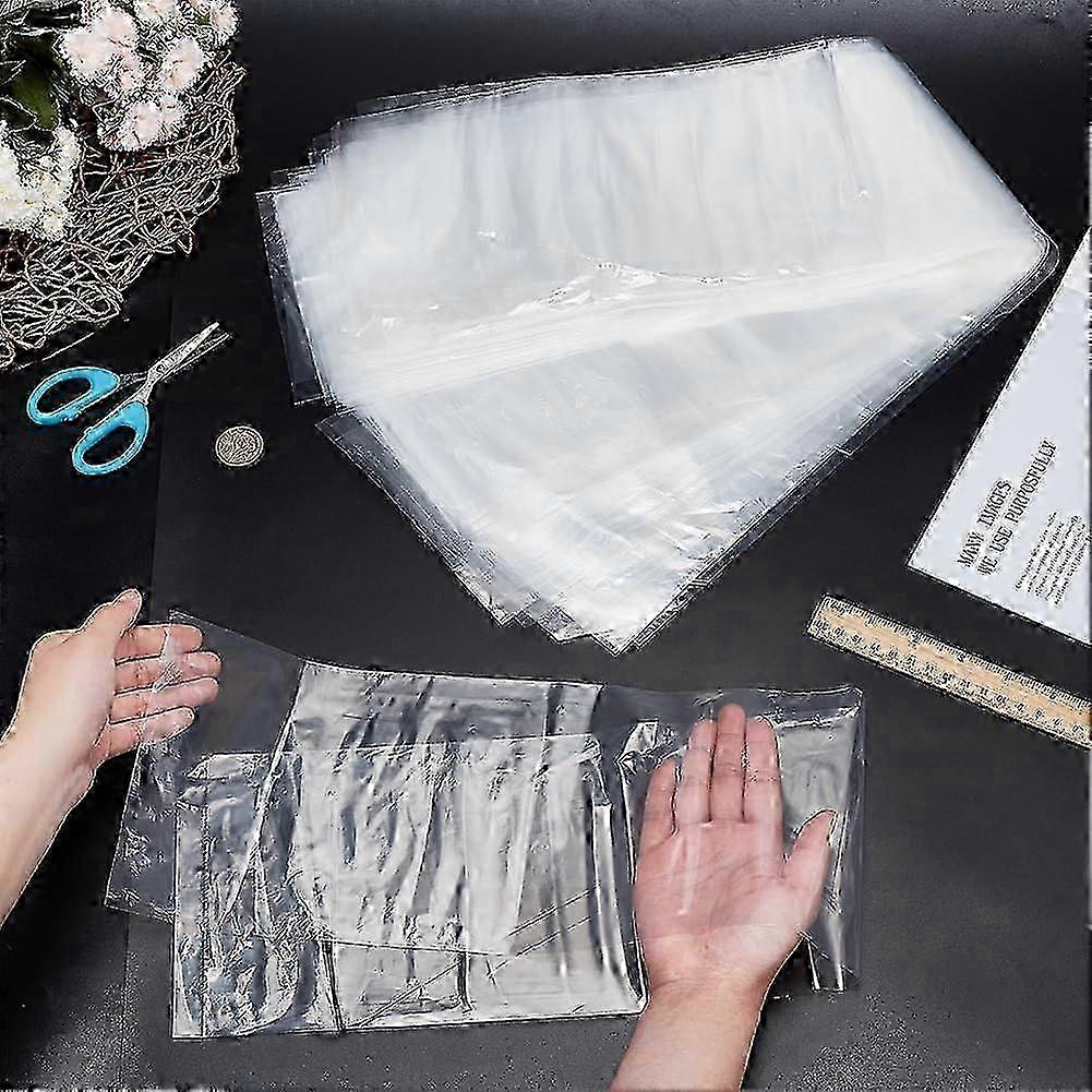 630inch 60 Pack Poster Bags 2.3 Mil Long Open-Ended Plastic Sleeves for ...