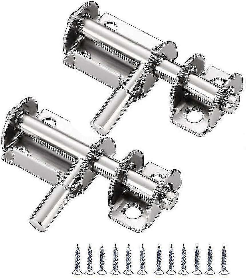 2 Pcs Mini Padlock Lock Door Latch Security Lock Exterior Gate Latch ...