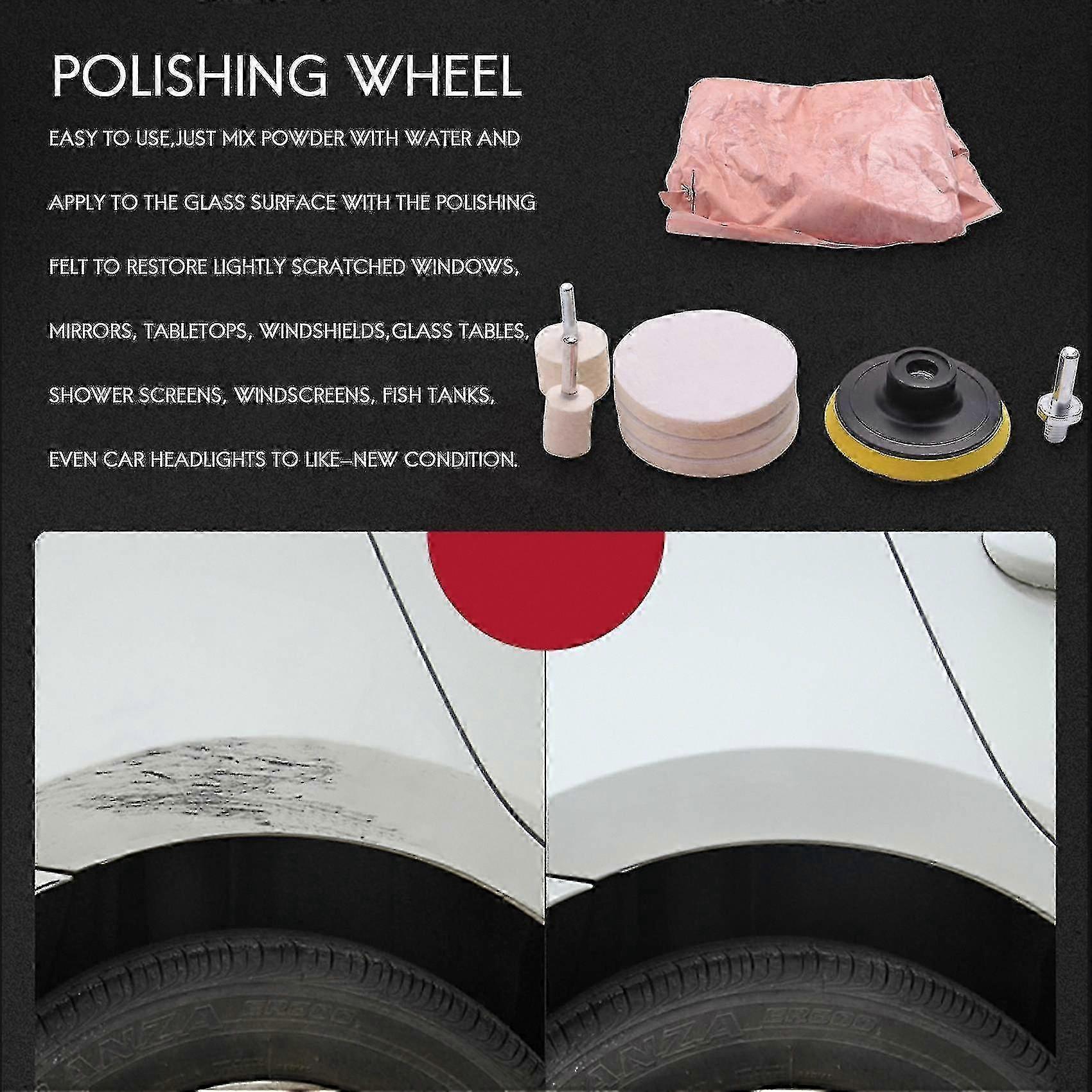 Cerium Oxide Windshield Scratch Removal