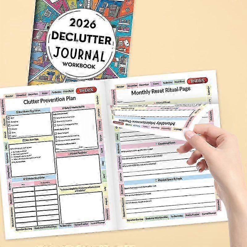 Declutter Planner 2026, Declutter Journal Workbook 2026 - Weekly and ...